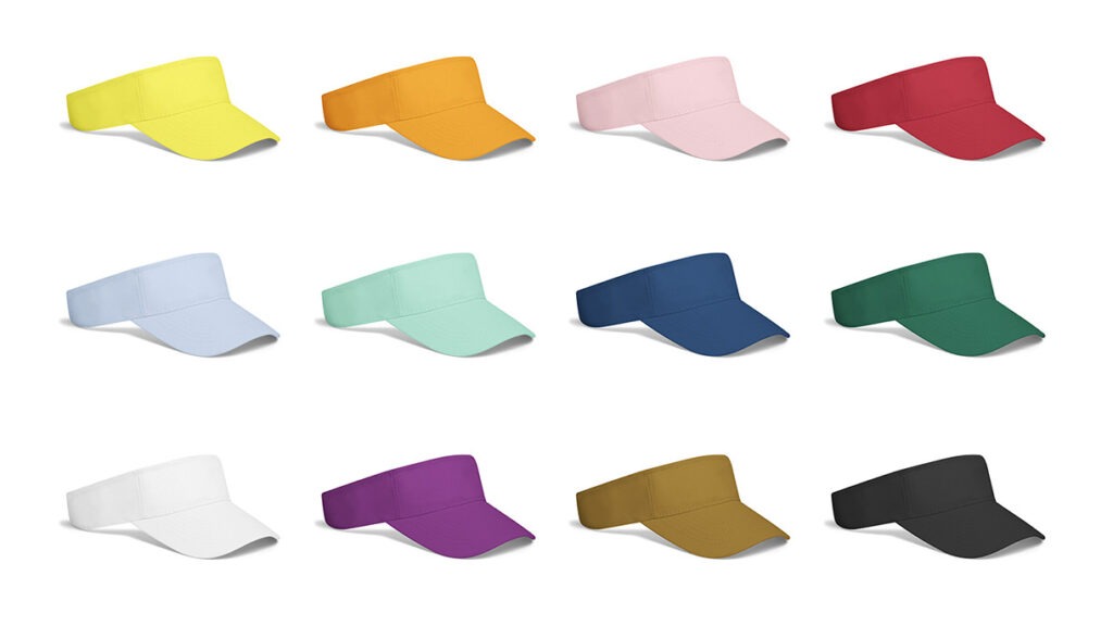 Custom Sun Visor Caps - Design Your Own | SJJ Caps